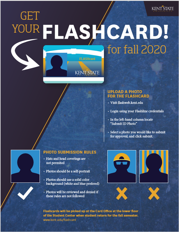 Get Your FLASHcard for Fall 2020 | Kent State University