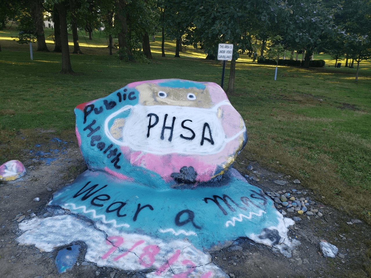 PHSA Paints the Rock! | College of Public Health